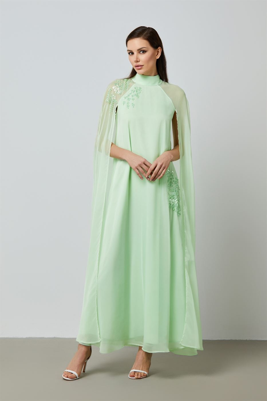 Embellished Cape Kaftan – Femi9 EG